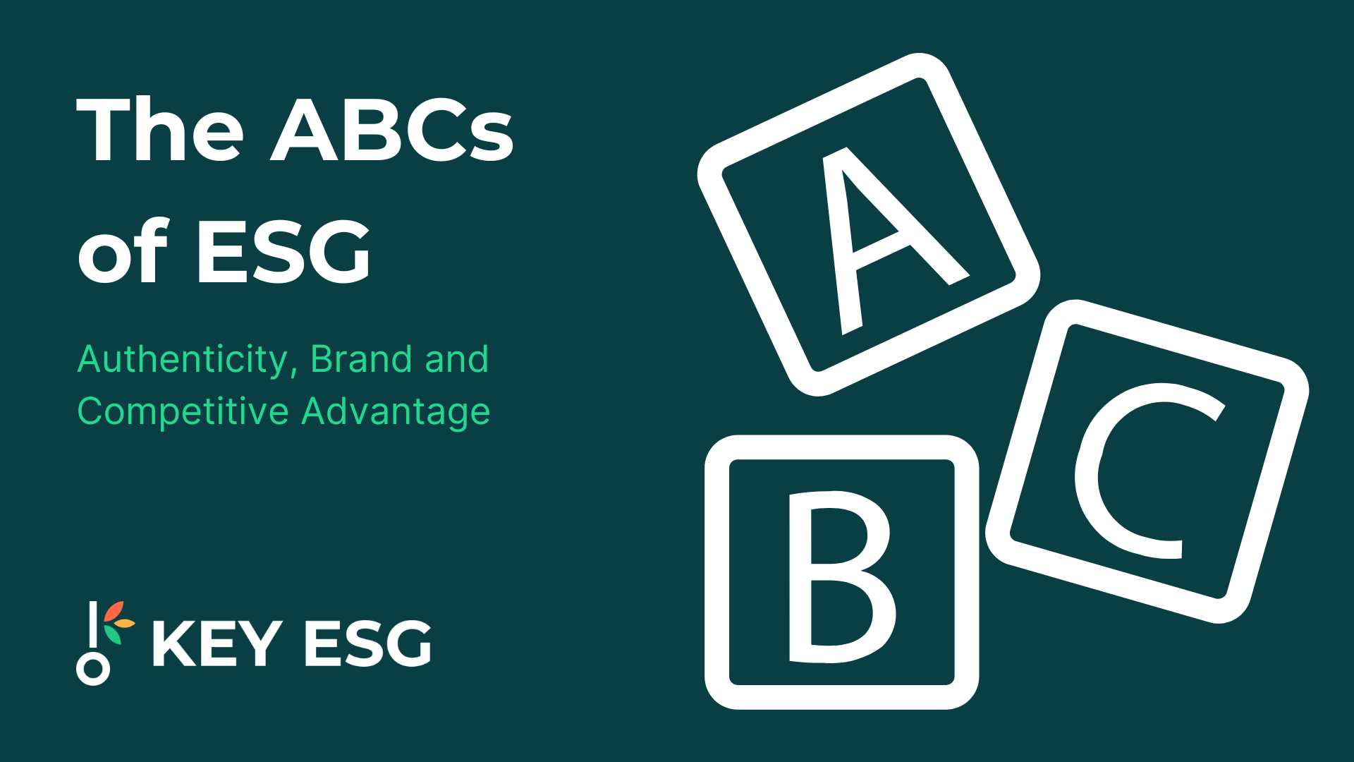 Our whitepaper on how to build ESG into your brand story